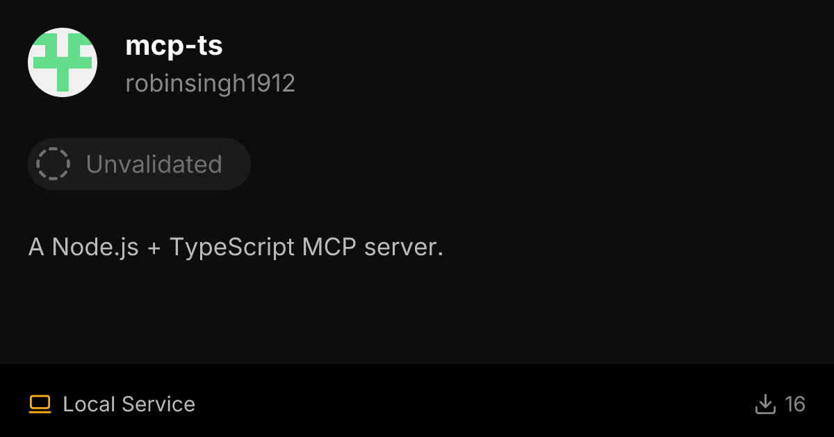 mcp-ts | MCP Servers · LobeHub