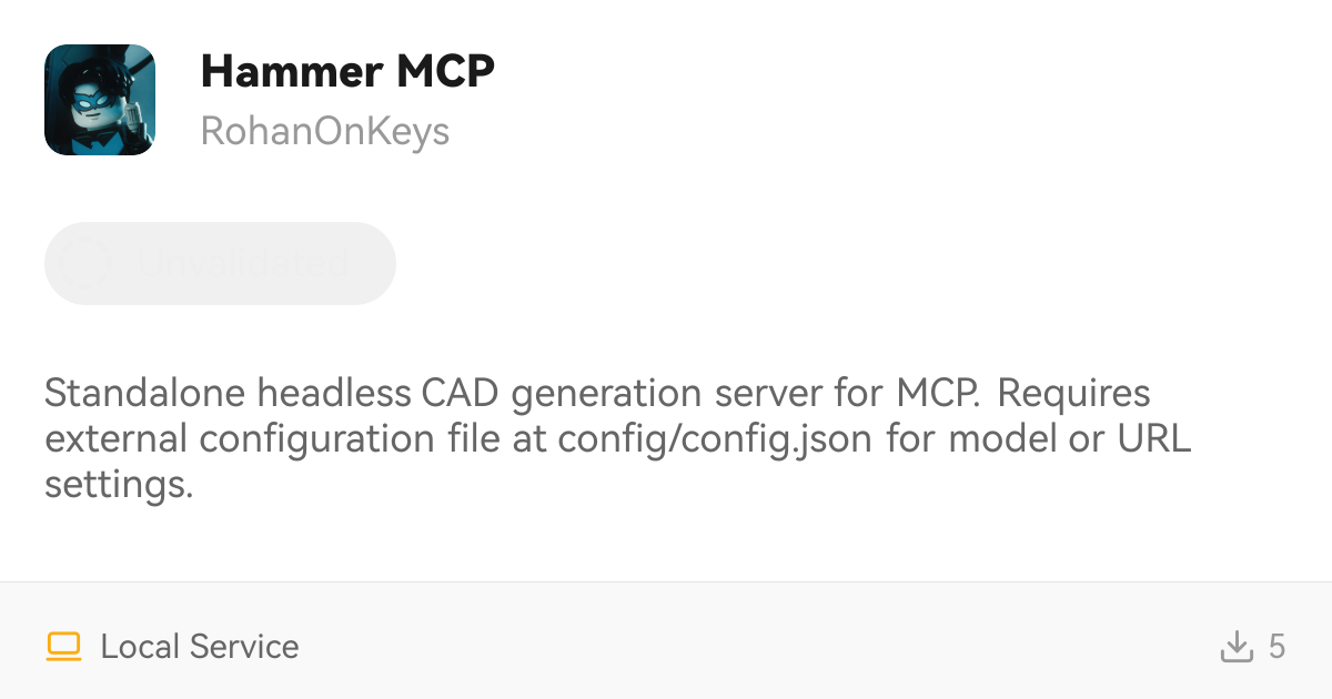 Hammer MCP | MCP Servers · LobeHub
