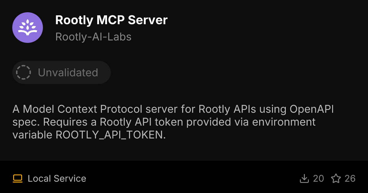 Rootly MCP Server | MCP Servers · LobeHub