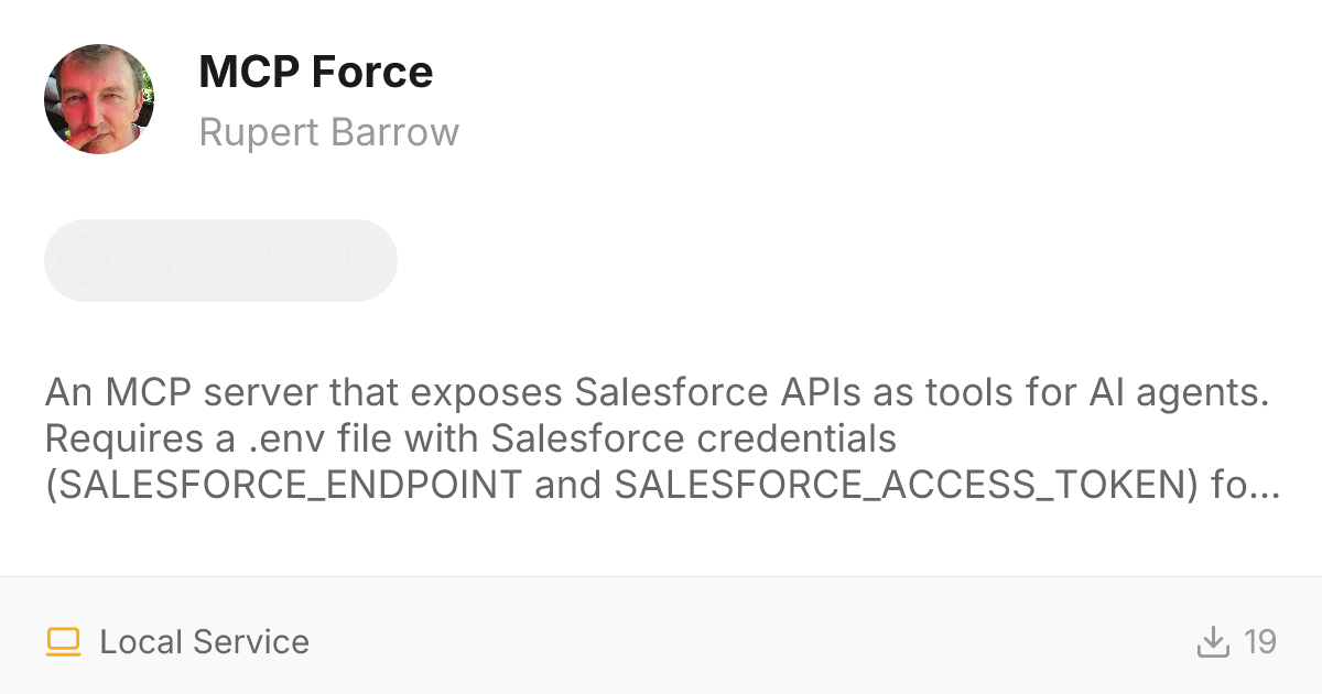 MCP Force | MCP Servers · LobeHub