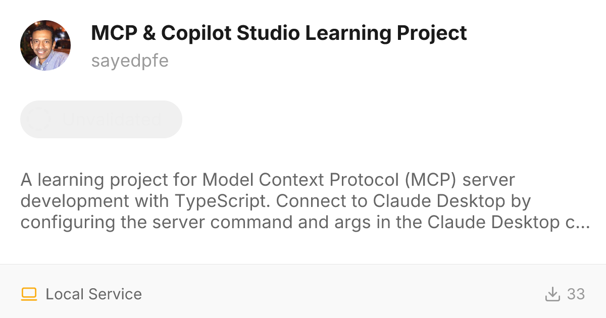 MCP & Copilot Studio Learning Projec... · LobeHub