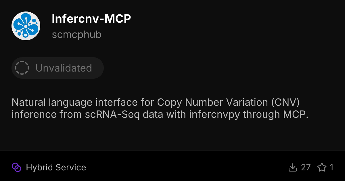 Infercnv-MCP | MCP Servers · LobeHub