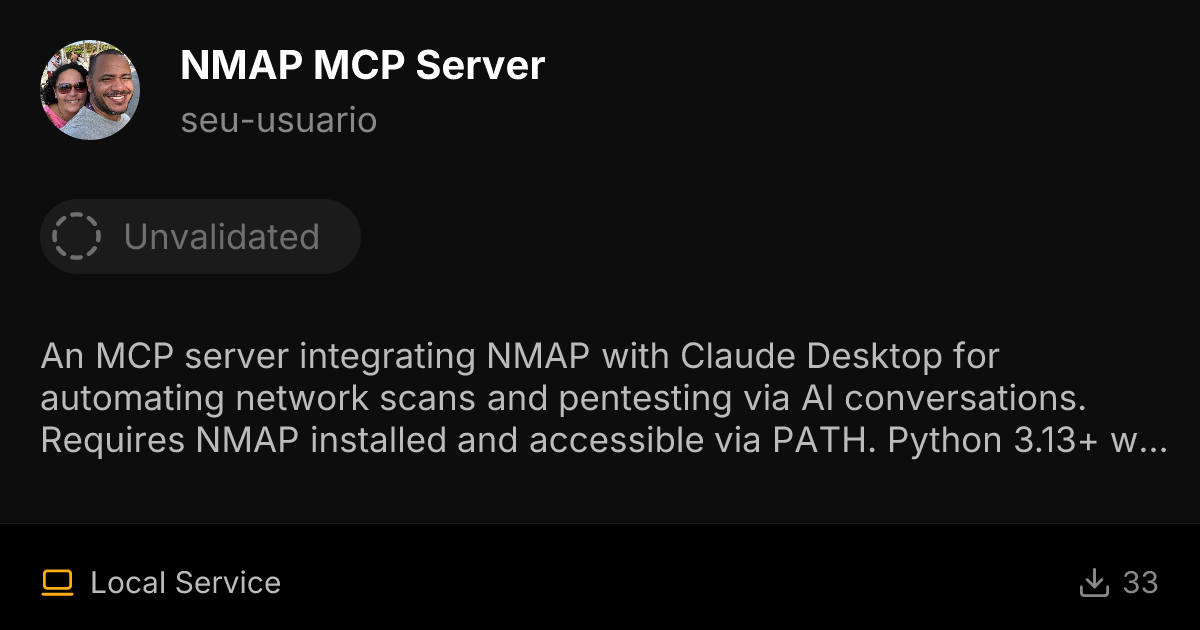 NMAP MCP-Server | MCP Servers · LobeHub