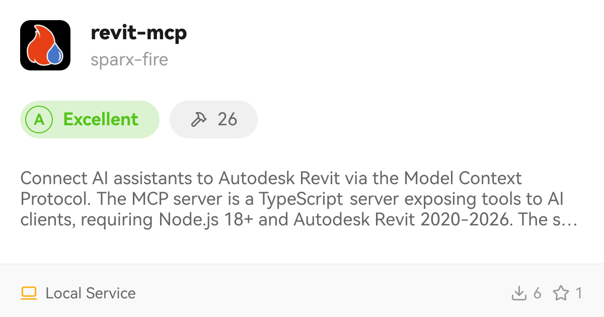 revit-mcp | MCP Servers · LobeHub