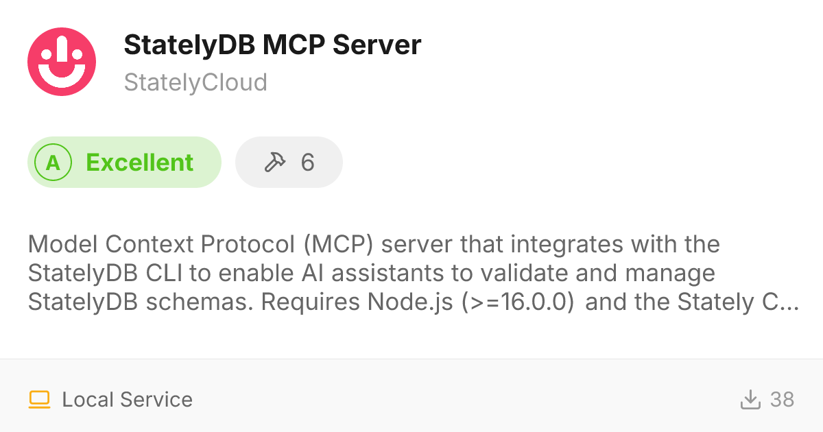 StatelyDB MCP Server | MCP Servers · LobeHub