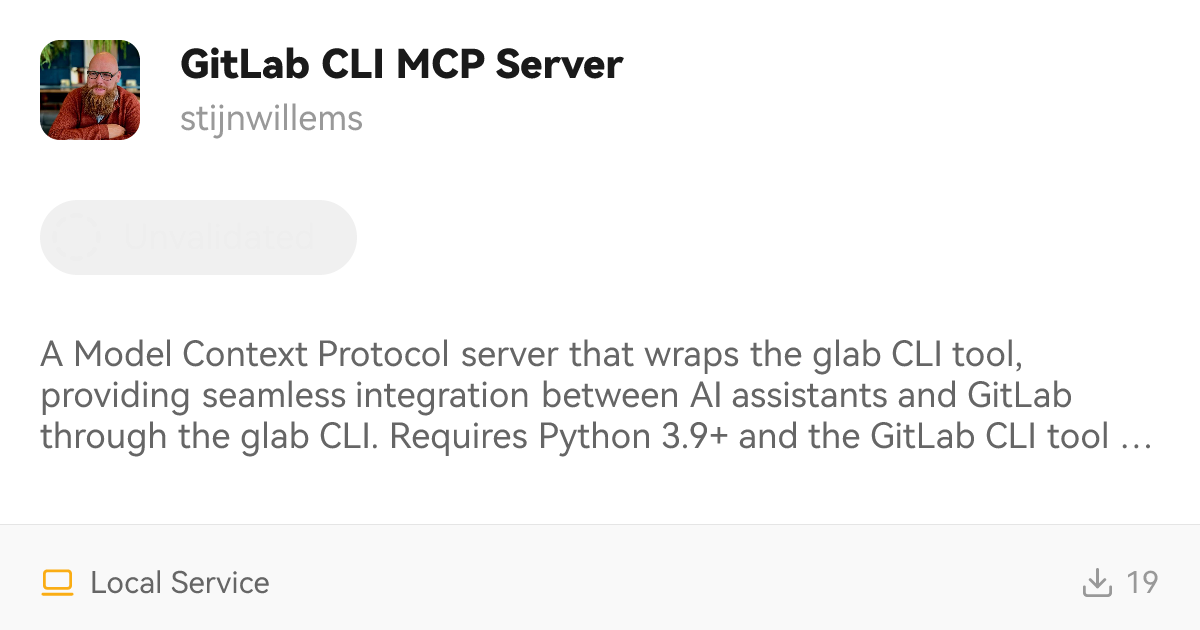 GitLab CLI MCP Server | MCP Servers · LobeHub