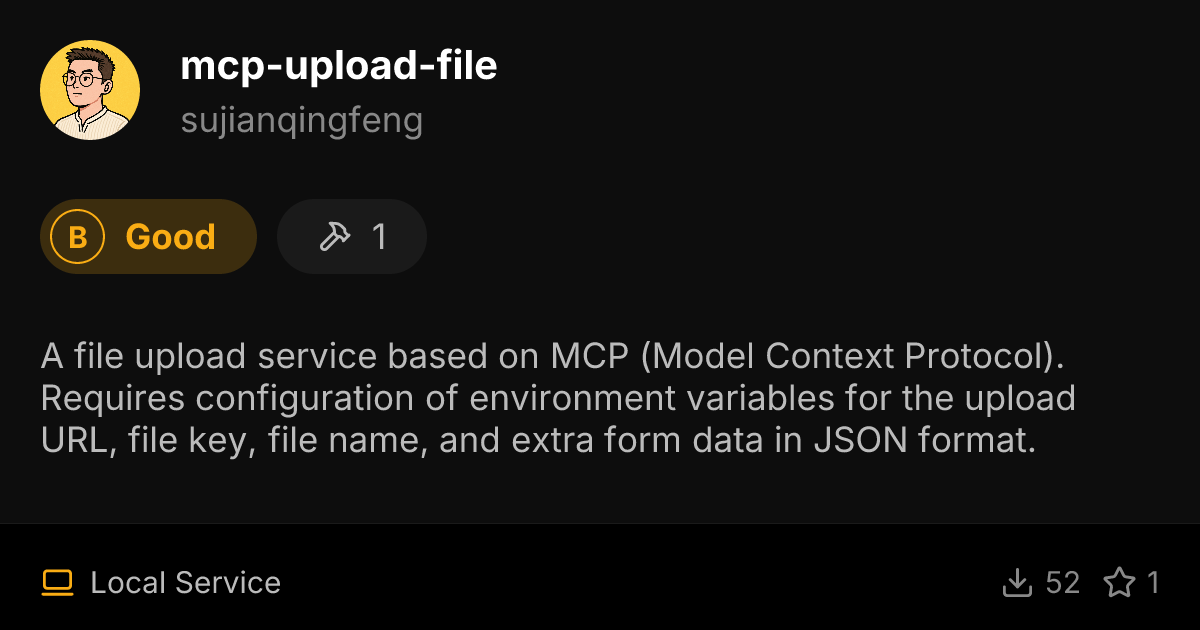 mcp-upload-file | MCP Servers · LobeHub