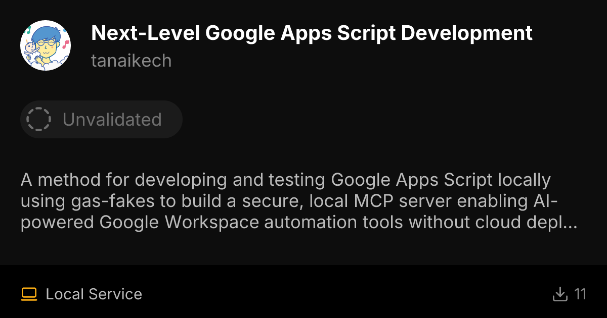 Next-Level Google Apps Script Develo... · LobeHub