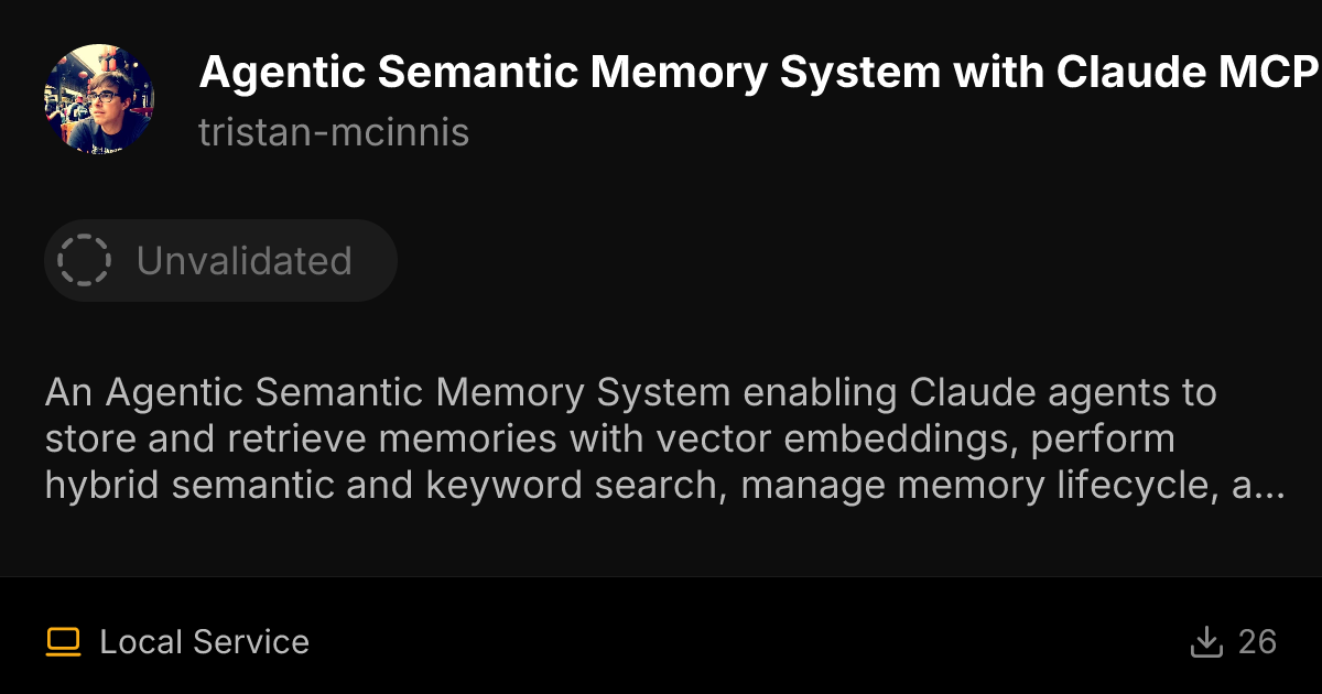 Sistema de Memoria Semántica Agentic... · LobeHub