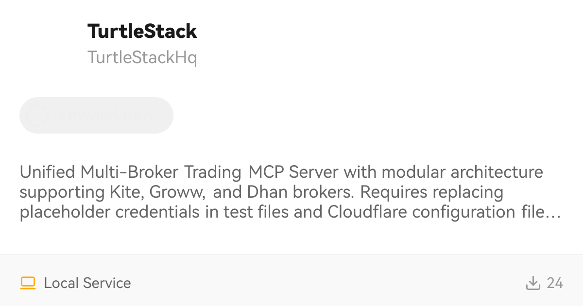TurtleStack | MCP Servers · LobeHub
