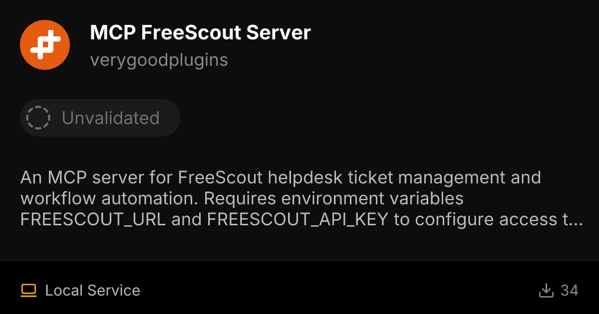 MCP FreeScout Server | MCP Servers · LobeHub