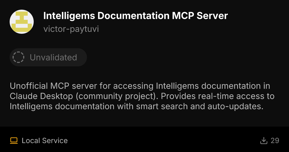 Intelligems Documentation MCP Server... · LobeHub