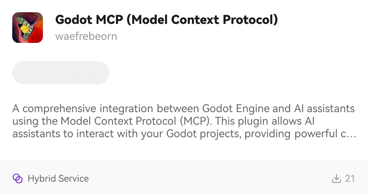 Godot MCP (Model Context Protocol) |... · LobeHub