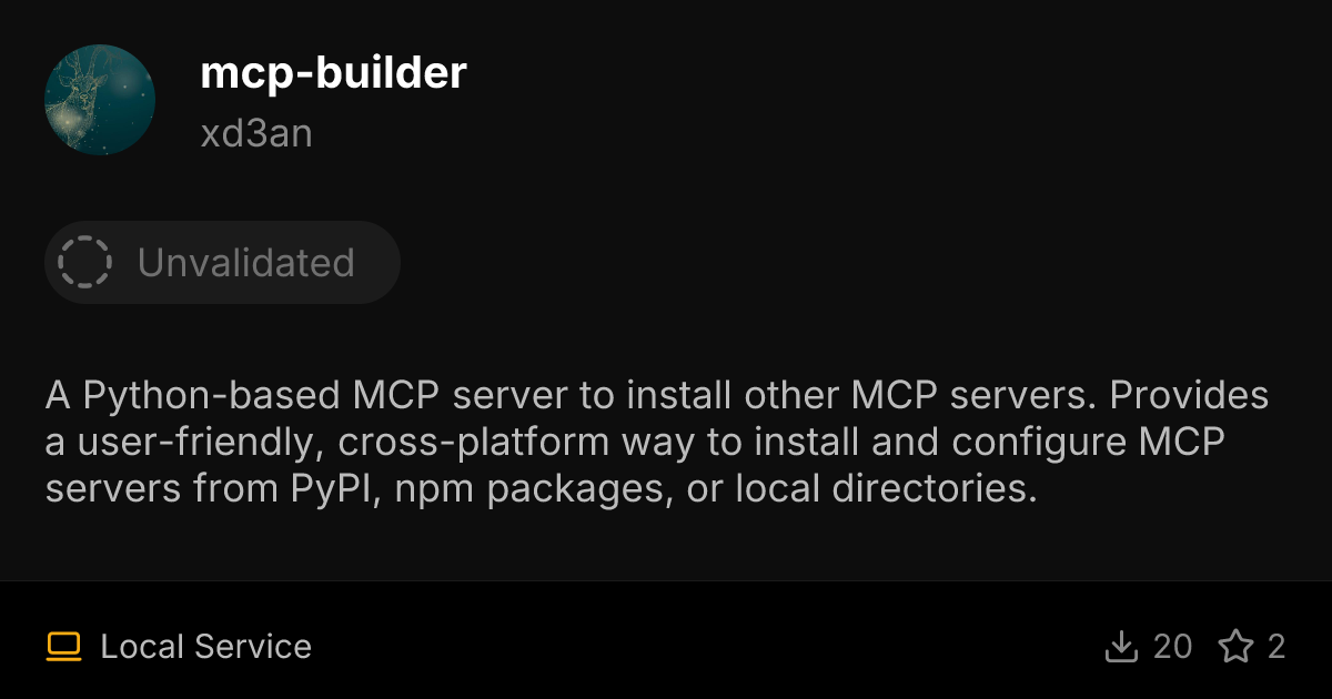 mcp-builder | MCP Servers · LobeHub