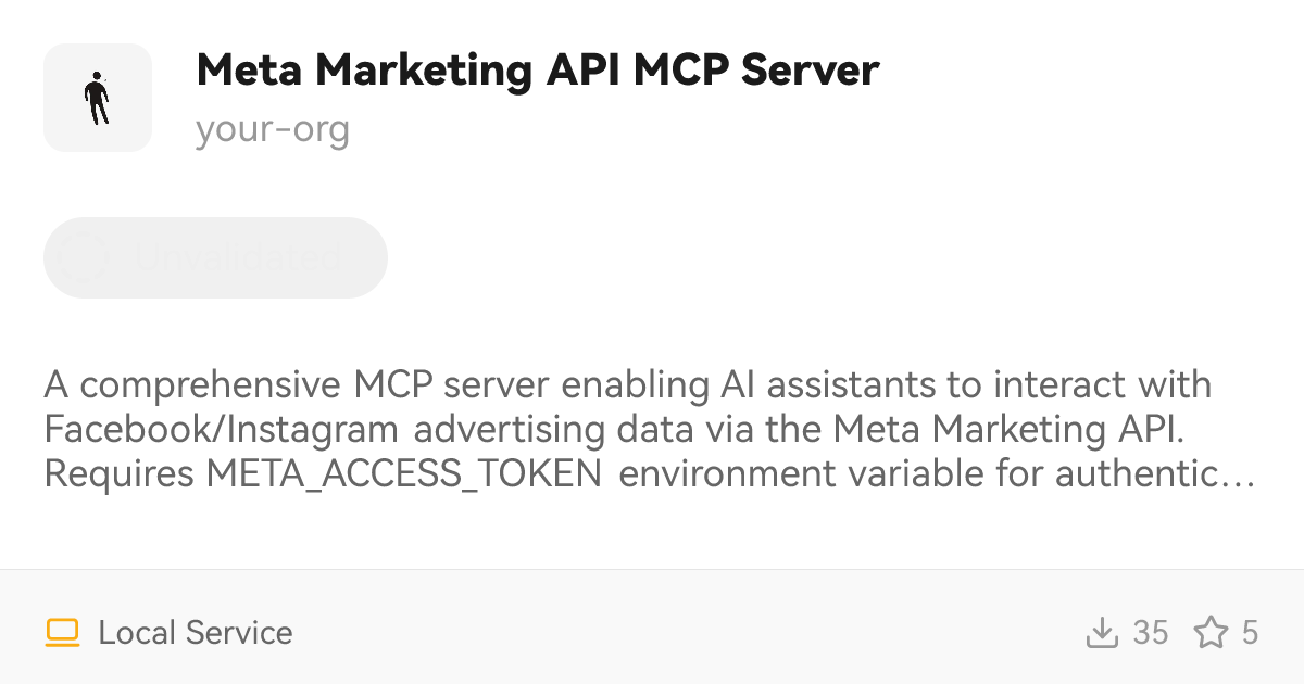 Meta Marketing API MCP Server | MCP ... · LobeHub