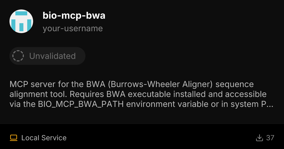 bio-mcp-bwa | MCP Servers · LobeHub