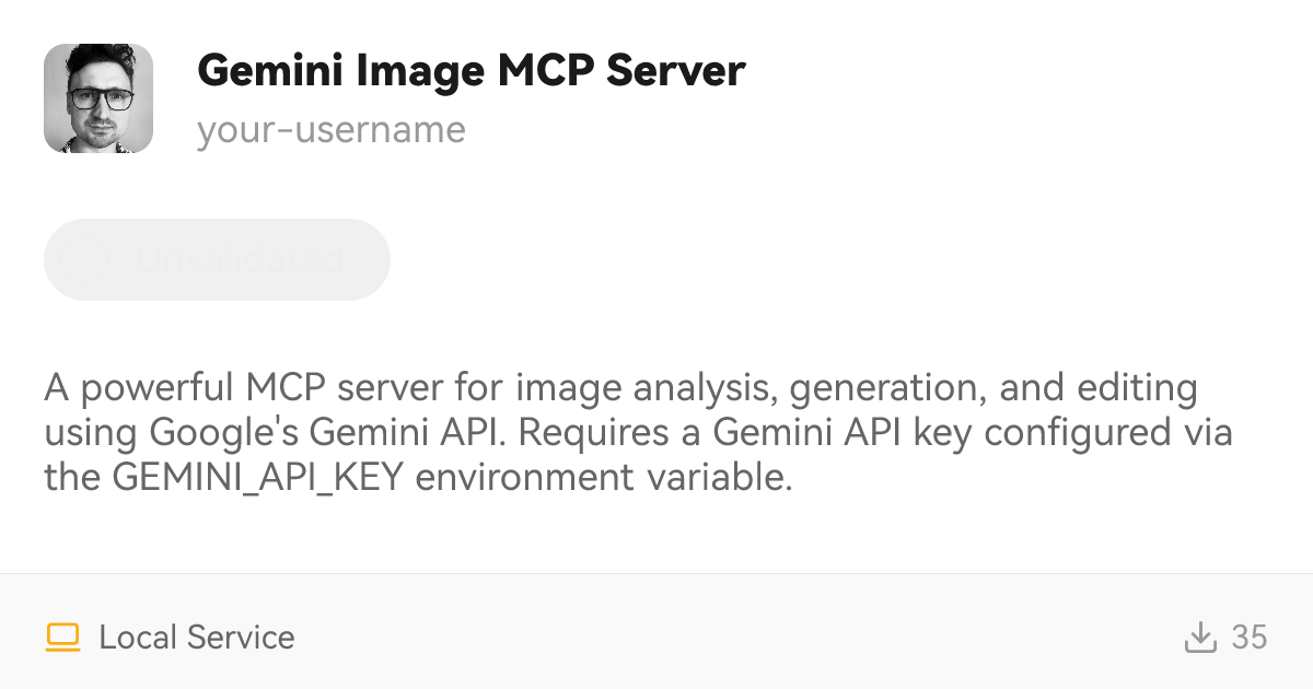 Gemini Image MCP Server | MCP Servers · LobeHub