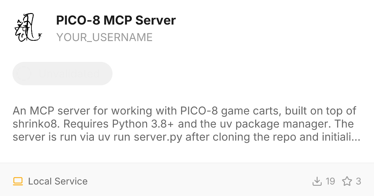 PICO-8 MCP Server | MCP Servers · LobeHub