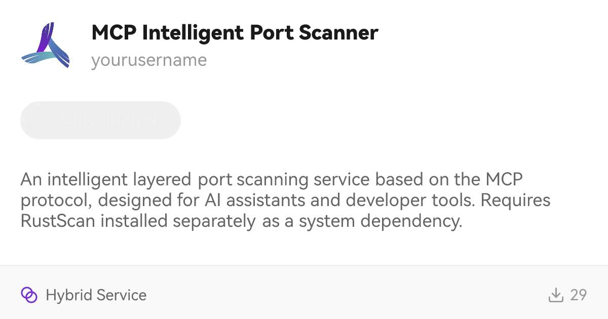 Escáner de Puertos Inteligente MCP |... · LobeHub