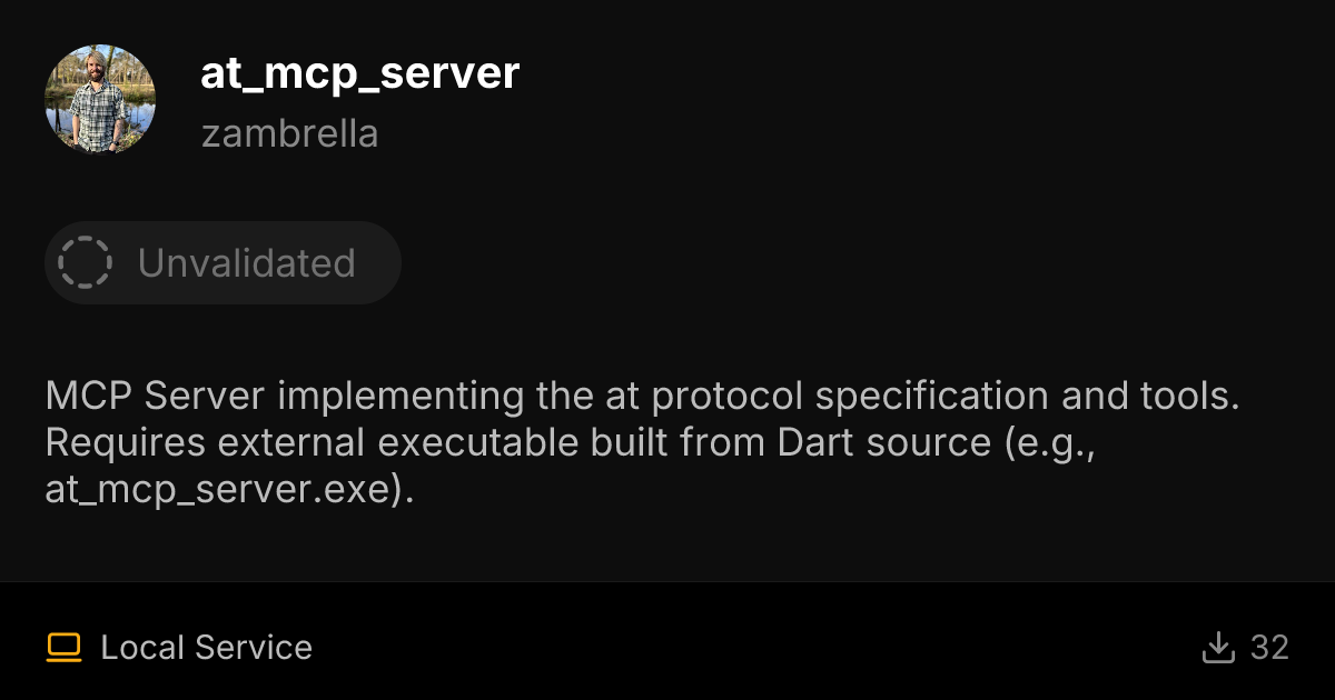 at_mcp_server | MCP Servers · LobeHub