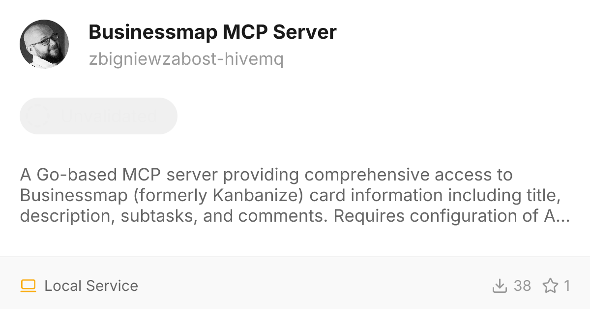 Businessmap MCP Server | MCP Servers · LobeHub