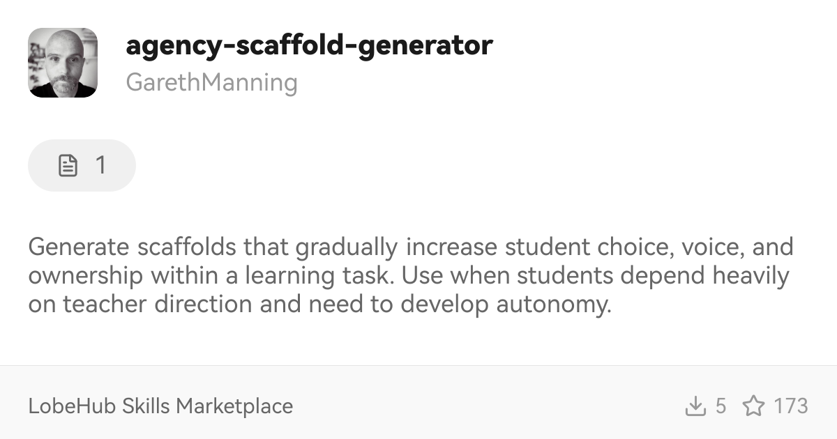 agency-scaffold-generator | Skills M... · LobeHub